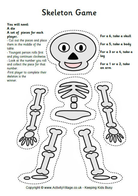 Halloween Crafts and Skeleton Learning Extensions | Imagination Station ...